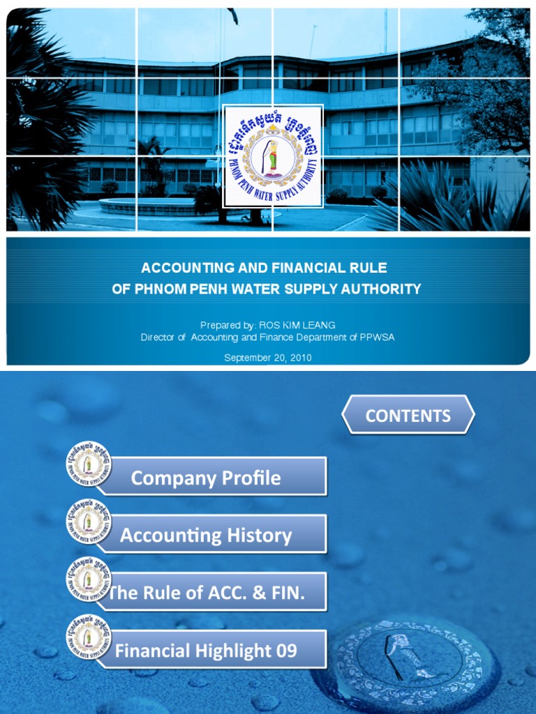 PPWSA Accounting and Finance Rules | PDF | Expense | Governance