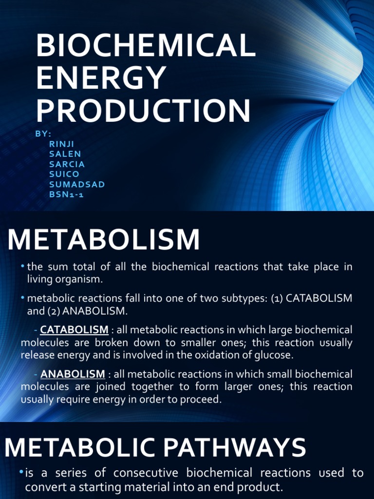 Biochemical Energy Production | PDF | Citric Acid Cycle | Diet & Nutrition