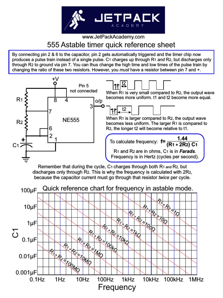 053 555-Astable-Quick-Reference-Sheet-Download | PDF | Electrical ...
