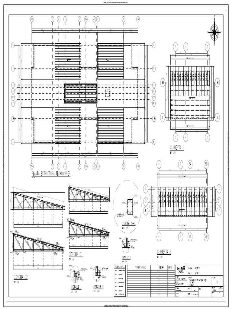 Estructura Techumbre PDF | PDF