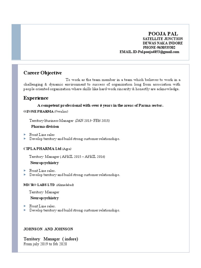 Pooja Jain Pal Resume Updated | PDF