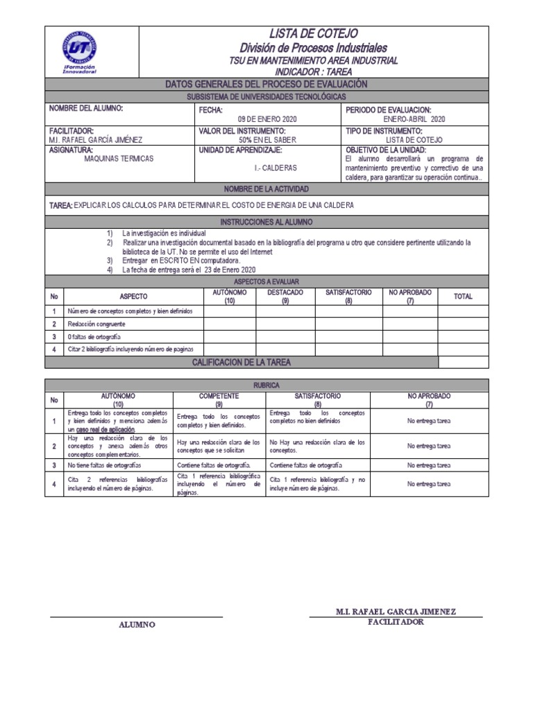 Tarea 1 Máquinas Térmicas | PDF | Temperatura | Calor