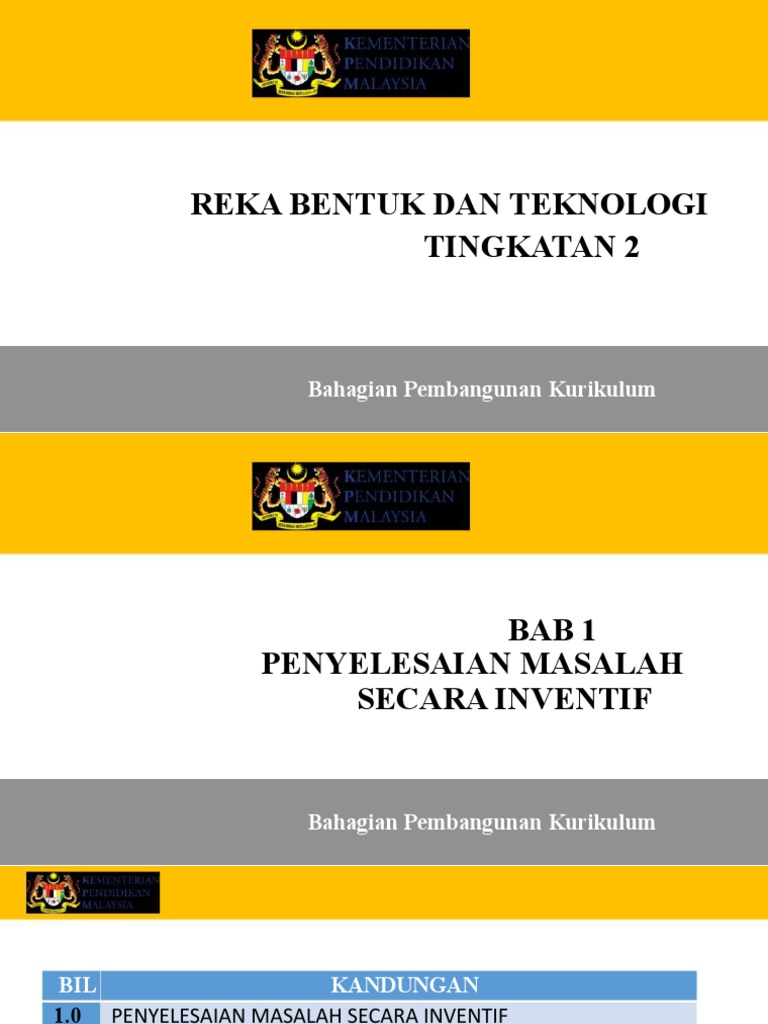 BAB 1-Penyelesaian Masalah Secara Inventif | PDF