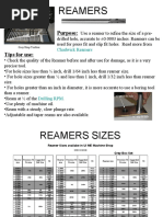 Reaming Tolerance | PDF | Teaching Methods & Materials | Home & Garden