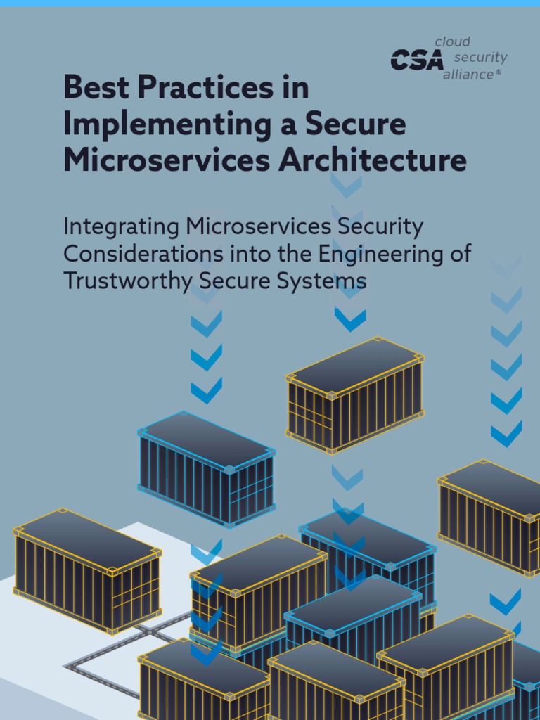 Best Practices in Implementing A Secure Microservices Architecture | Download Free PDF | Service ...