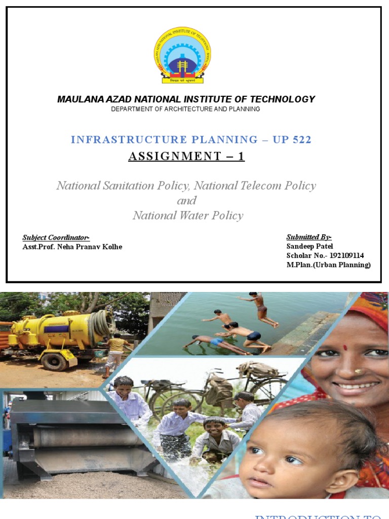 National Urban Sanitation Policy Overview | PDF | Sanitation | Internet ...
