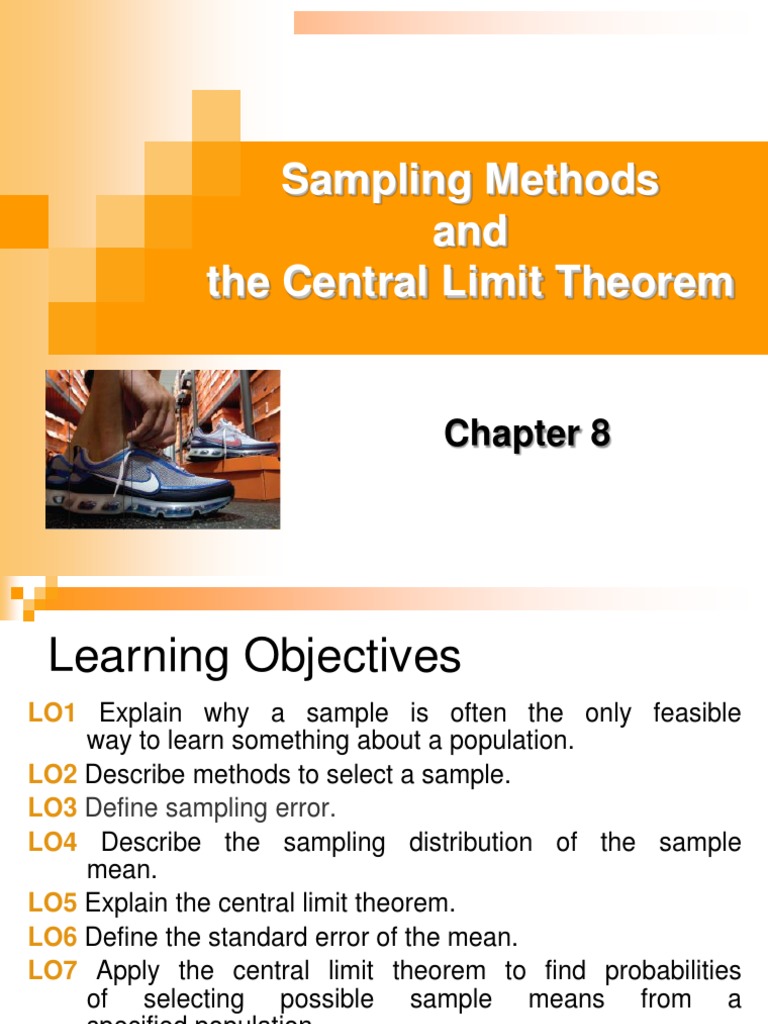 Sampling Methods and The Central Limit Theorem | PDF | Mean | Sampling (Statistics)