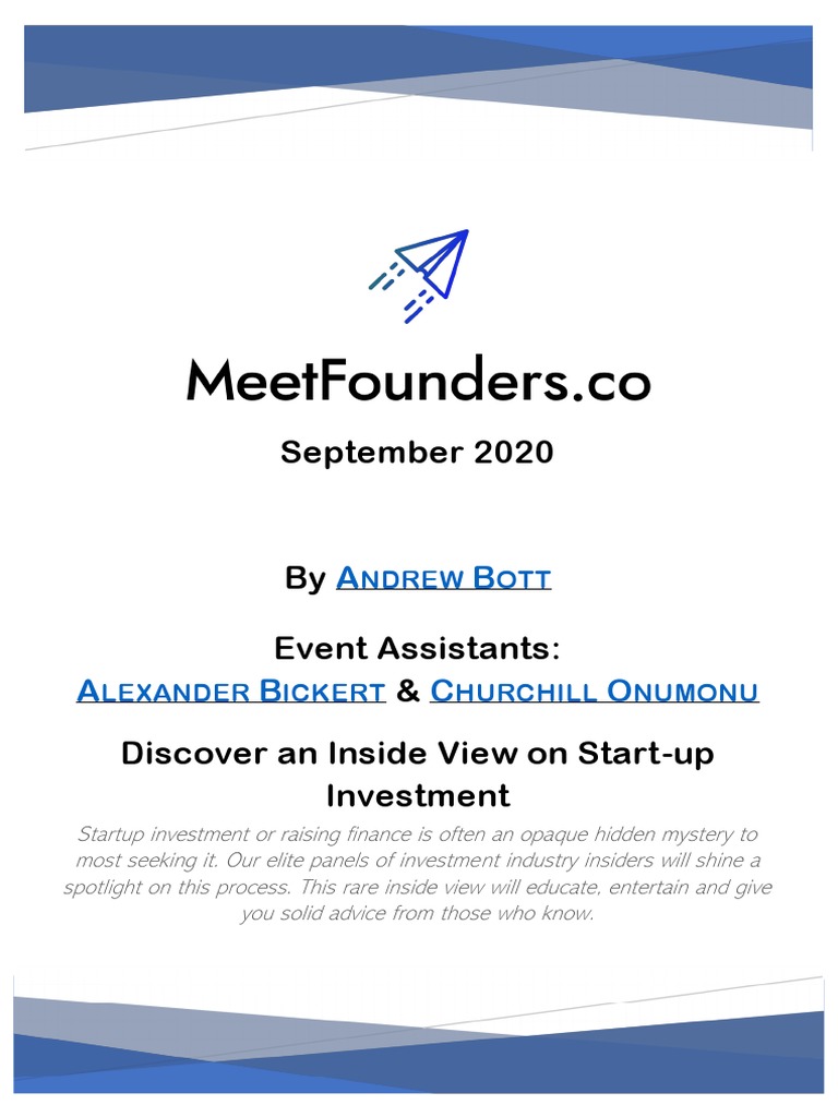 Inside Startup Investment Insights | PDF