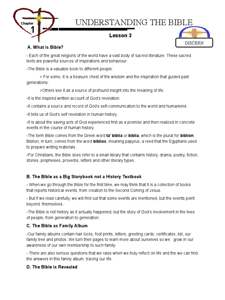 Understanding The Bible | PDF | Paul The Apostle | Old Testament