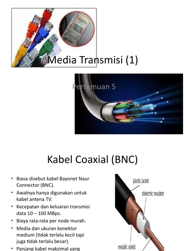 Media Transmisi Kabel-1 | PDF