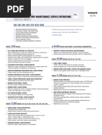 Volvo Maintenance Service Schedule 2014 | PDF | Belt (Mechanical) | Brake