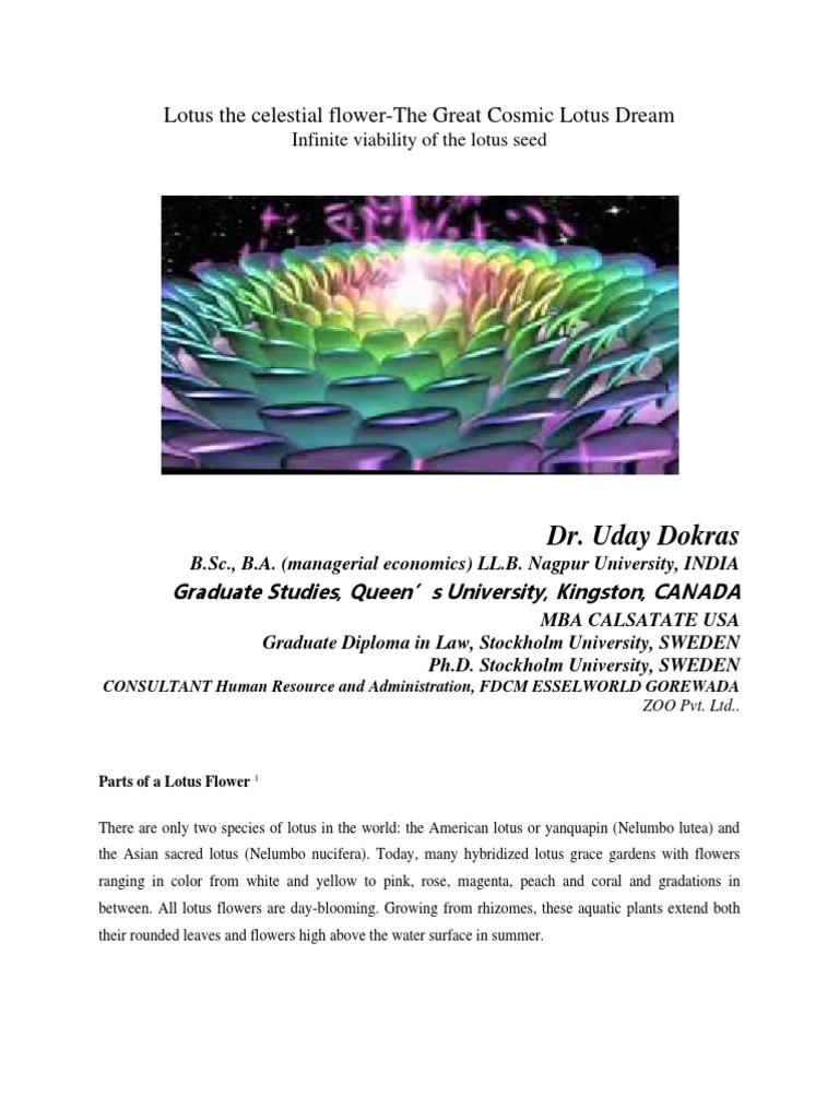 Macrocosm Mesocosm and Microcosm The Per | PDF | Flowers | Vishnu