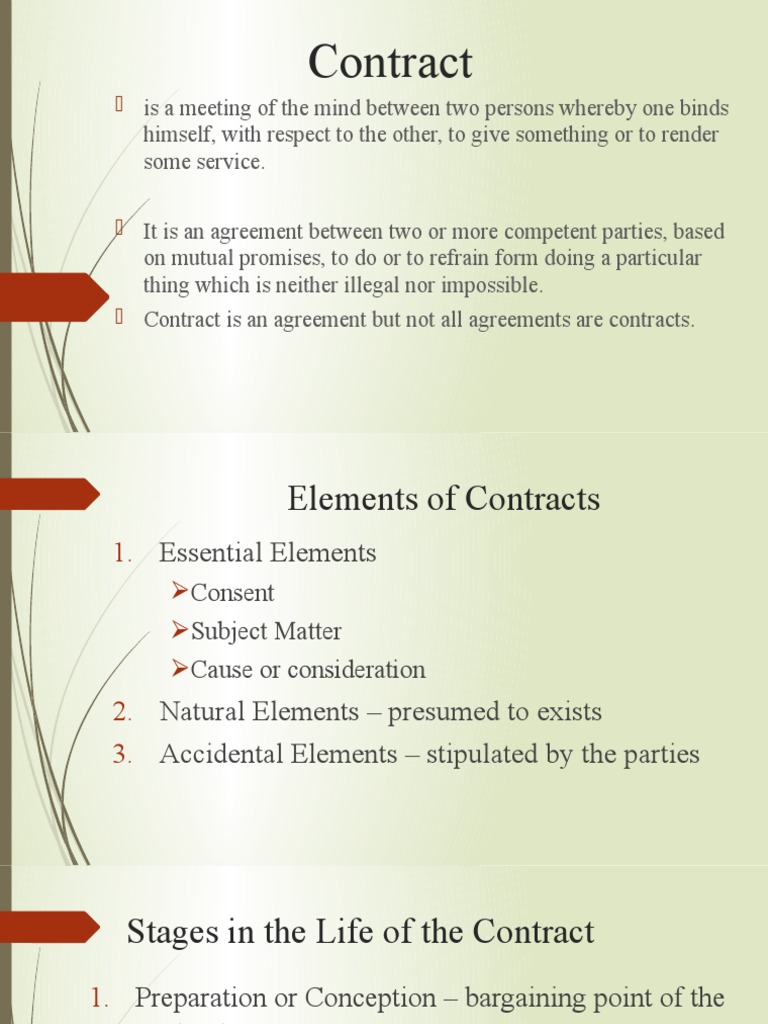 Contract | PDF | Private Law | Justice