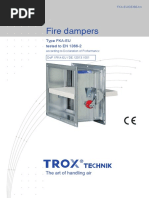 Fire Damper Model 0160 Manual | PDF | Duct (Flow) | Drywall