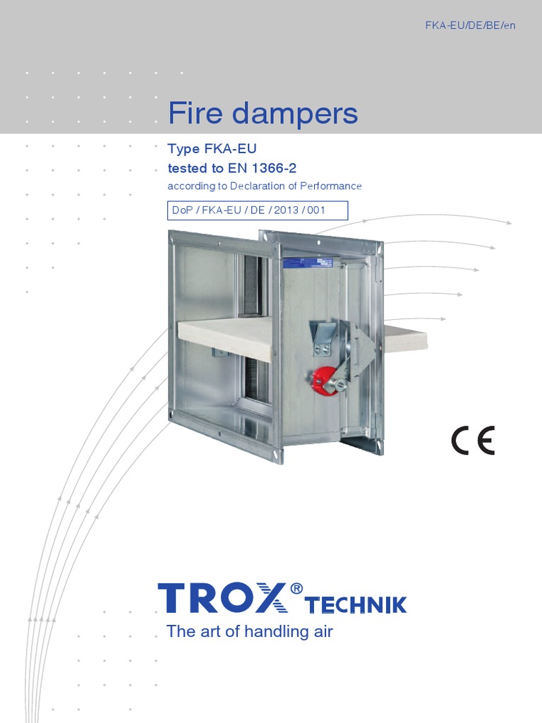 FKA-EU DE BE en | PDF | Duct (Flow) | Switch