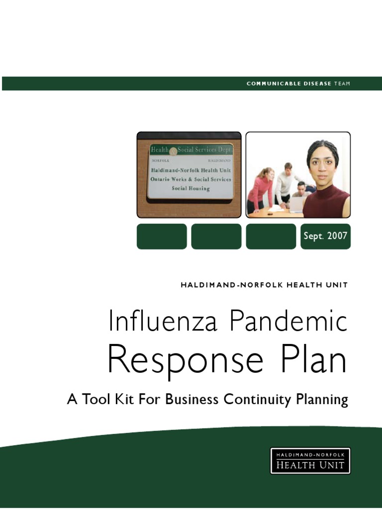 Influenza Pandemic Response Plan | PDF | Influenza Pandemic | Pandemic