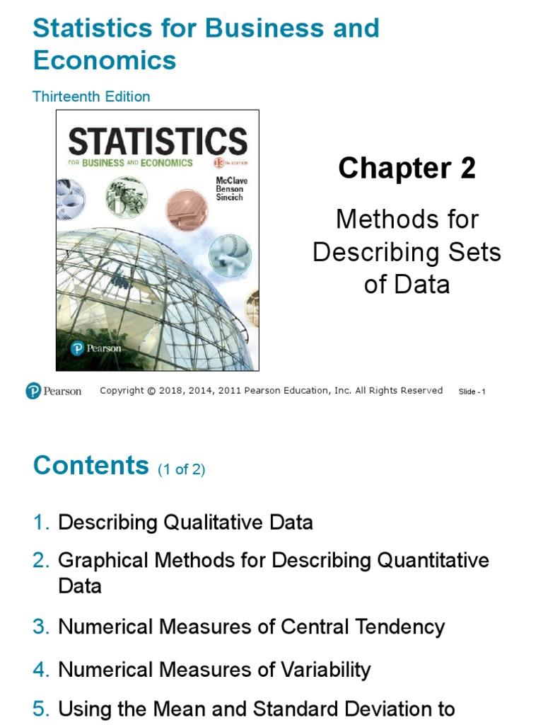 Methods For Describing Sets of Data | PDF | Standard Score | Quartile