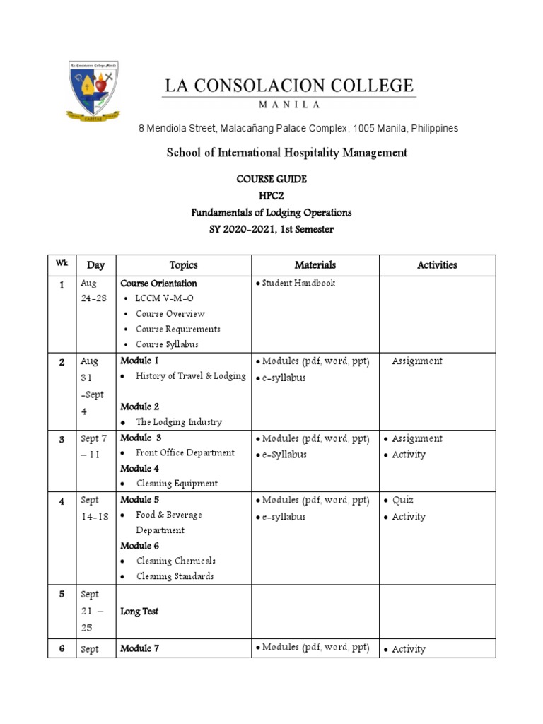 HPC2 Course Guide SINGSON | PDF | Nature