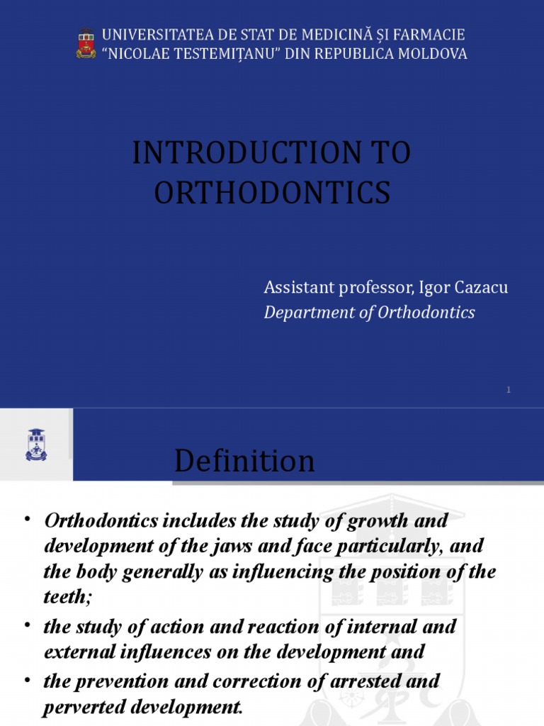 1.1 Introduction Orthodontics | PDF | Orthodontics | Dentistry