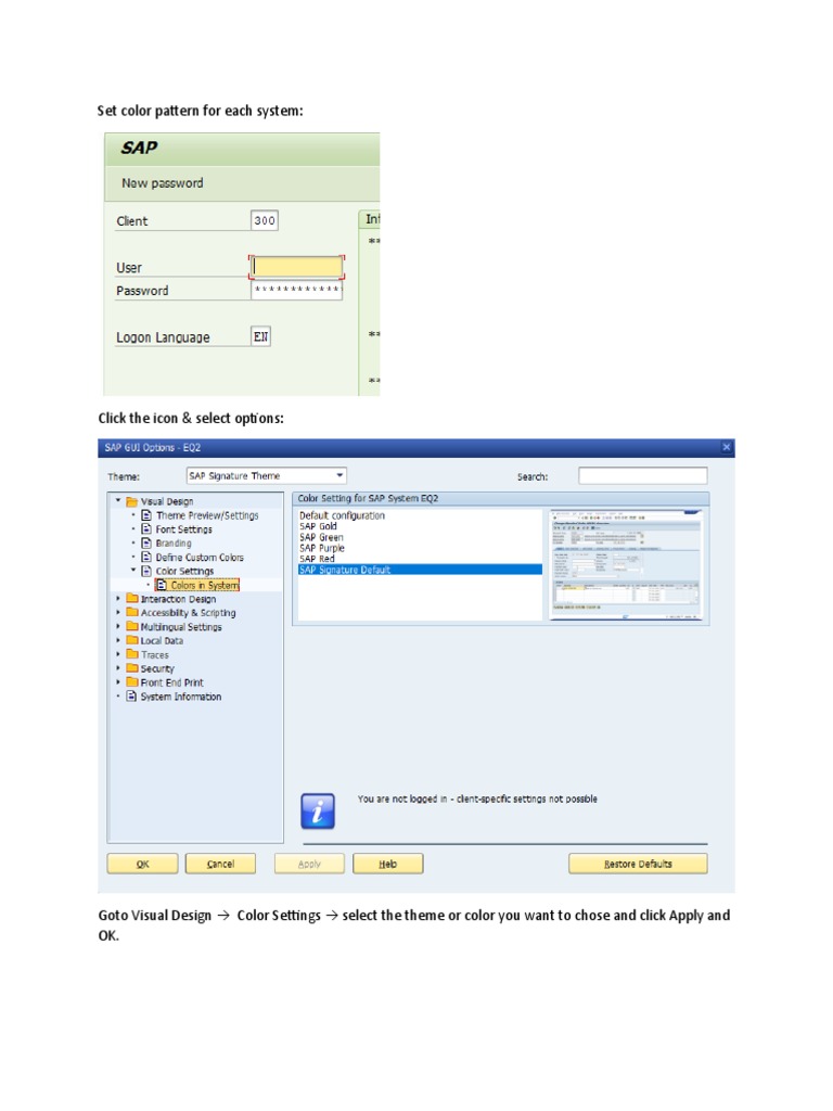 SAP Theme System Based | PDF
