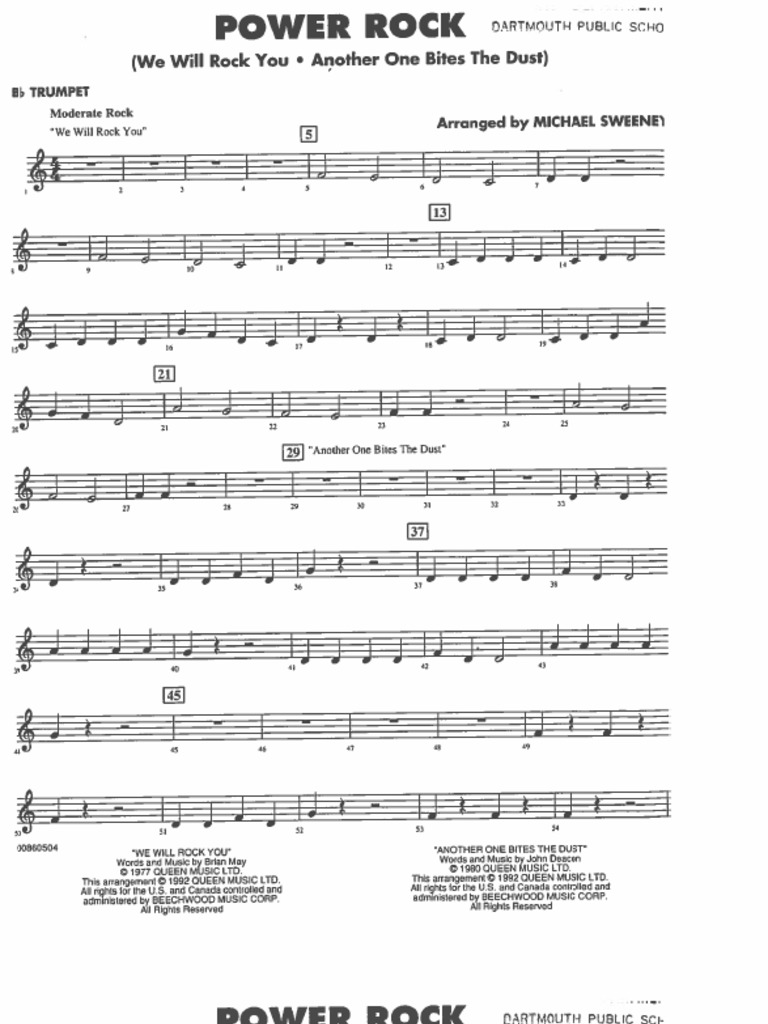 Power Rock Trompete e Percussão PDF | PDF