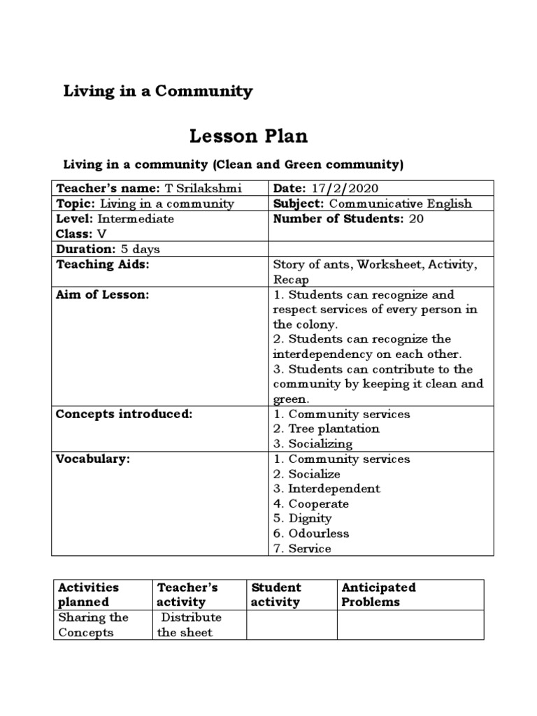 Living Together - Rework | PDF | Worksheet