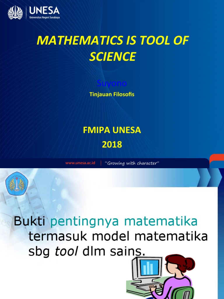 Math Is Tool of Sience | PDF