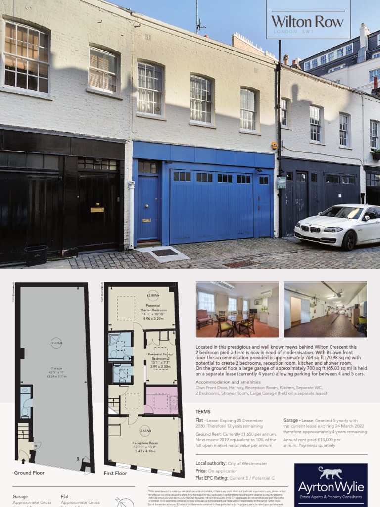 Wilton Row: London, Sw1 | PDF | Garage (Residential) | Property