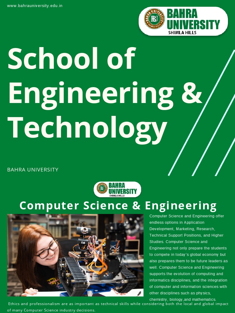 School of Engineering & Technology | PDF | Engineering | Computer Science