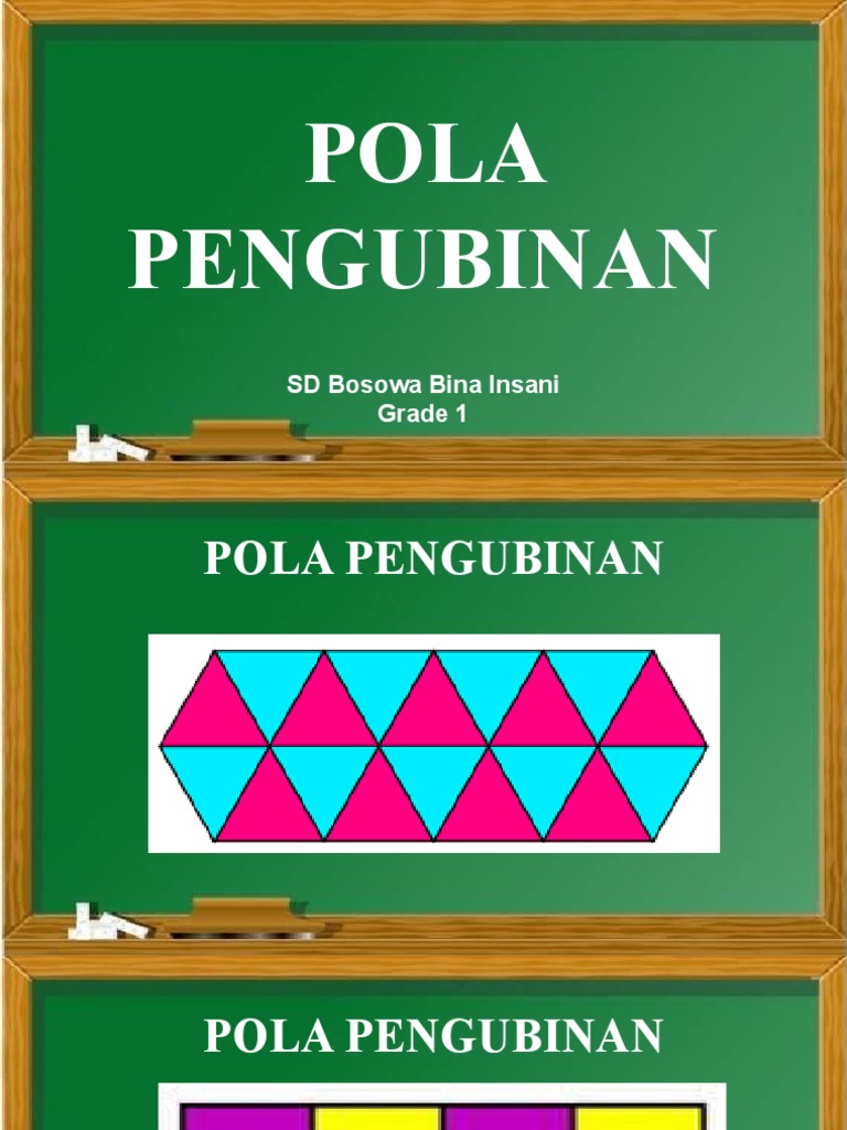 Pola Pengubinan Kelas 1 SD | PDF