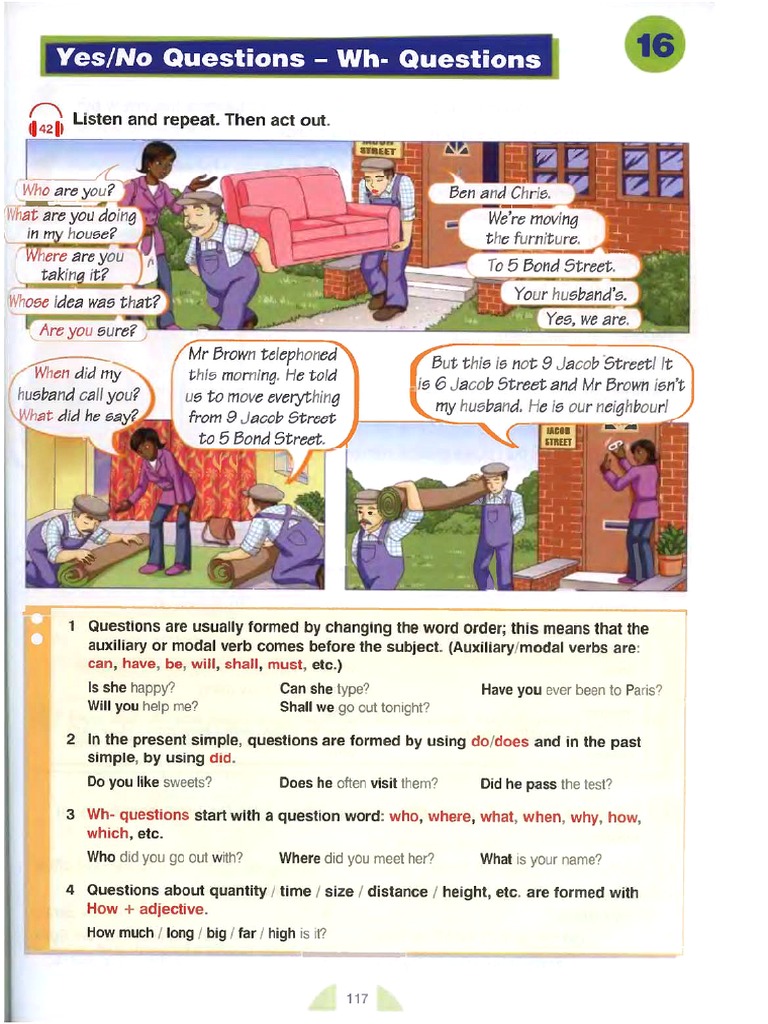 Lesson 3 RU - Question Words P. 117 | PDF