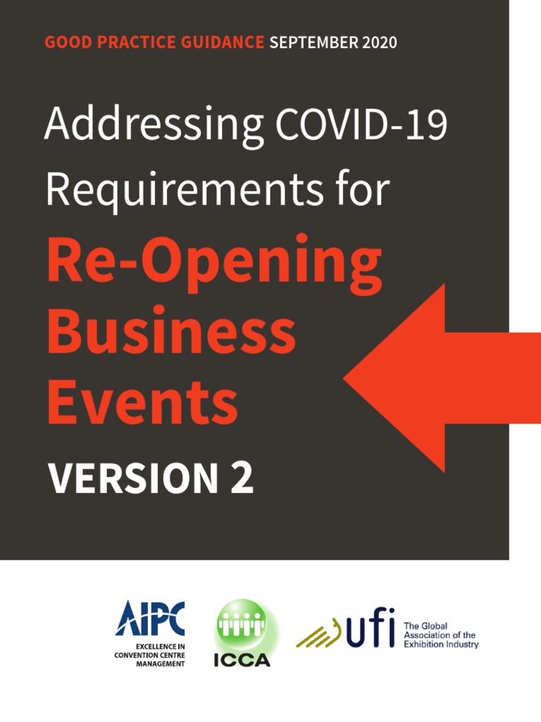 Good Practice Guidance Reopening Business Events V2 | PDF | Risk ...