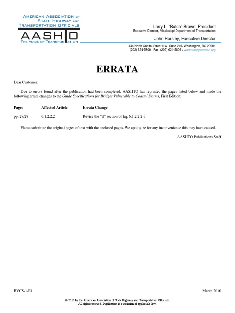 Errata: Pages Affected Article Errata Change | PDF