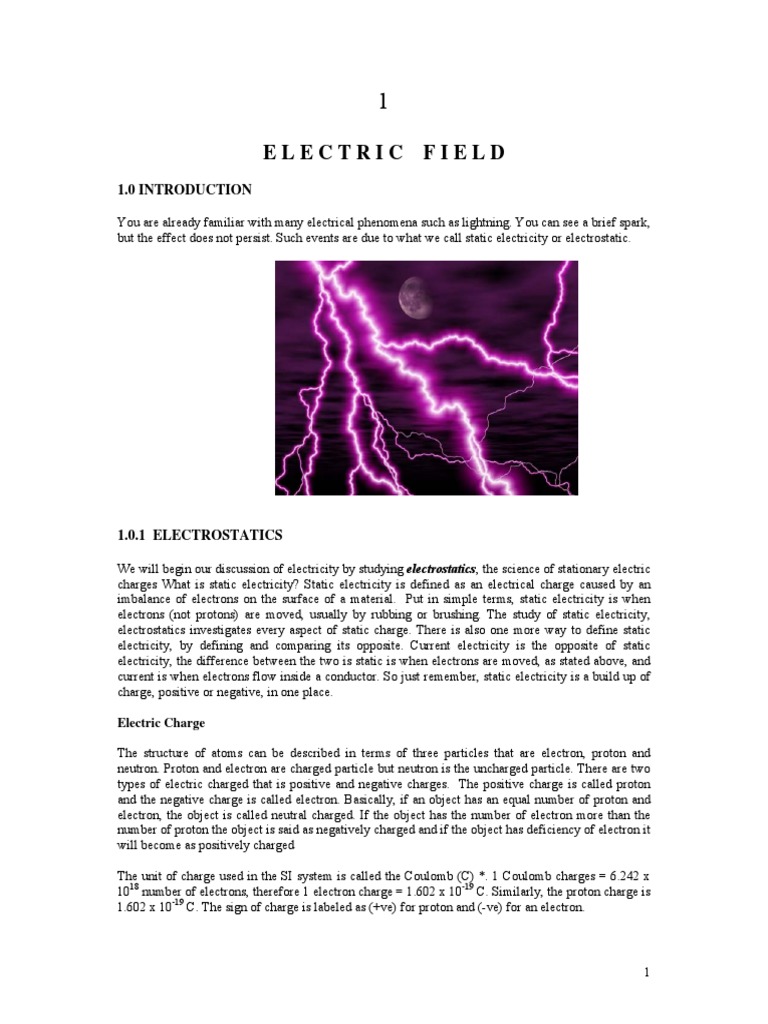 Understanding Electrostatics: An Introduction to Electric Charge, Force ...