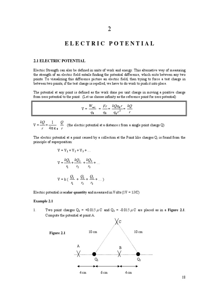 2 - Electric Potential | PDF | Electric Field | Electricity