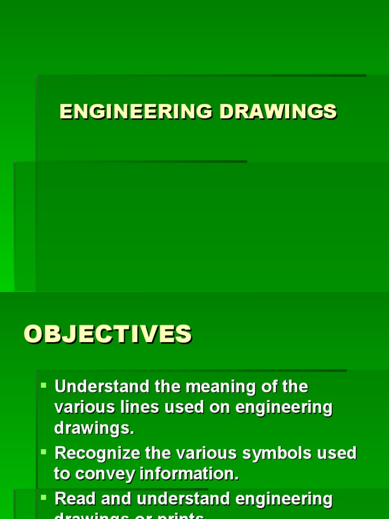 ENGINEERING DRAWINGS Plate 1 | PDF | Engineering Tolerance | Technical ...