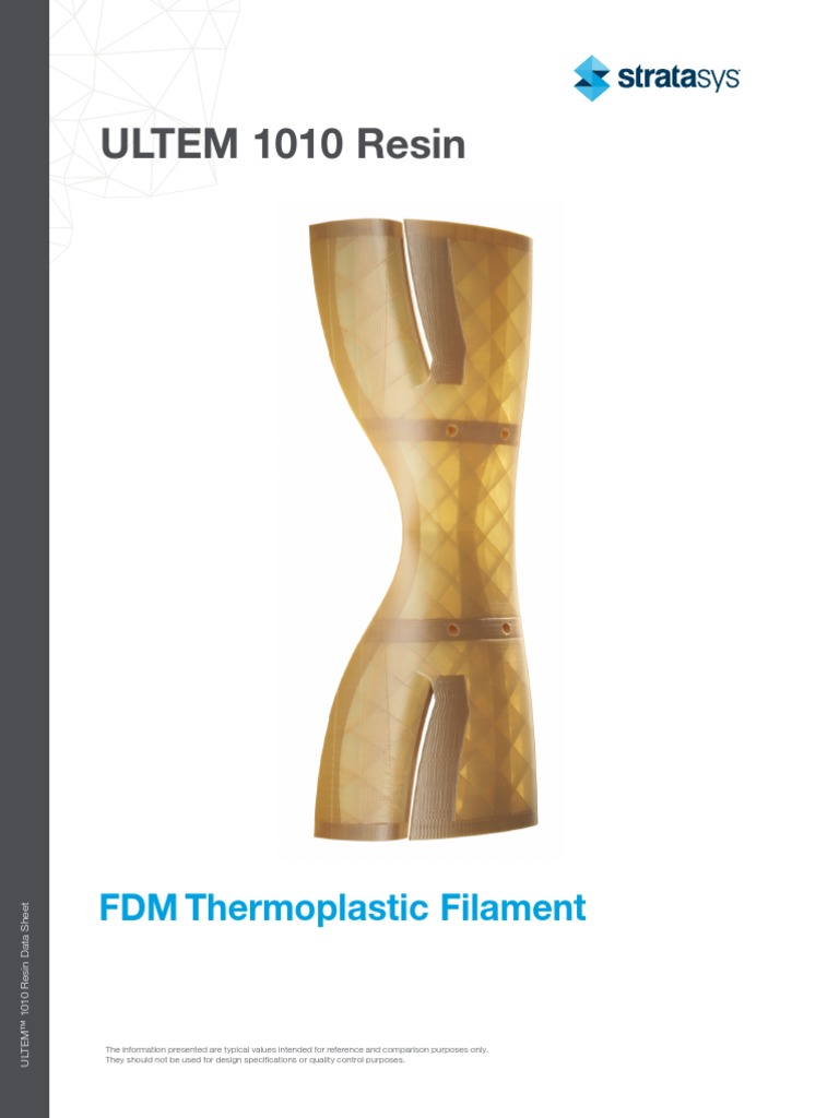 MDS - FDM - ULTEM 1010 Resin - 0520a | PDF | Yield (Engineering ...