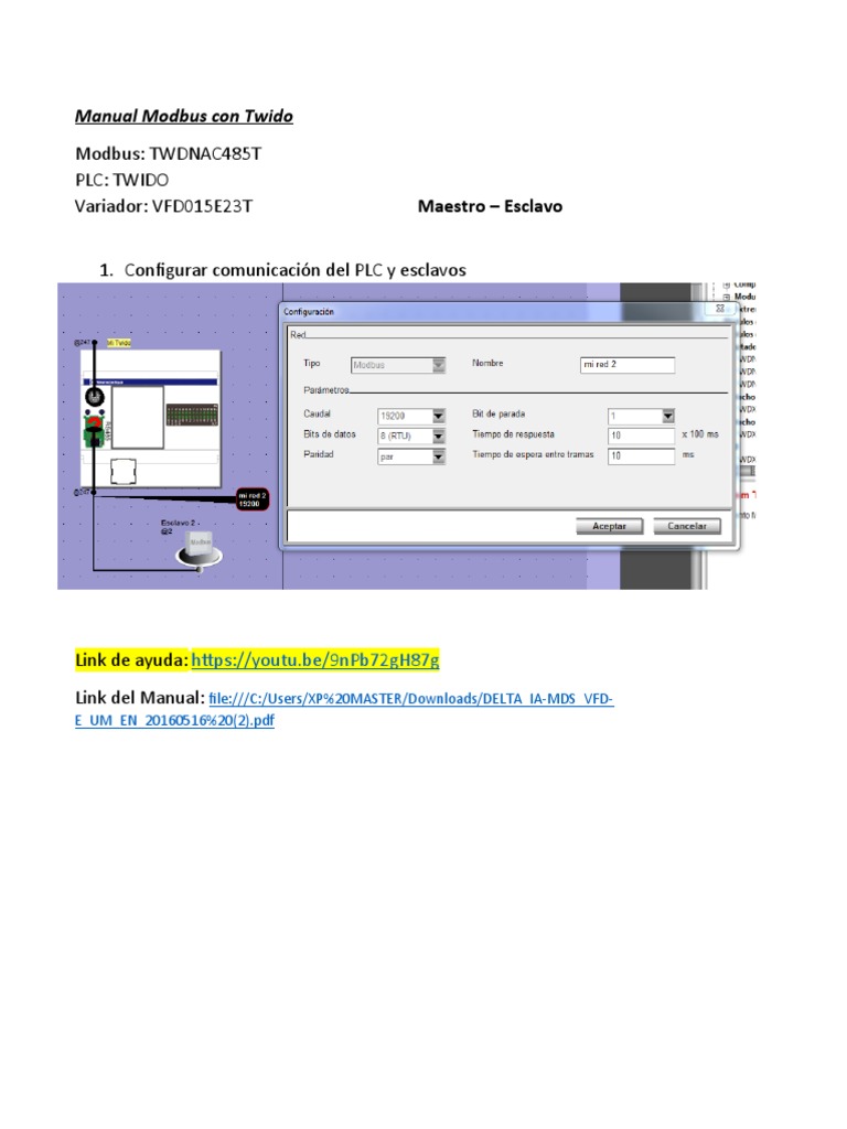 Manual Modbus Con Twido | PDF