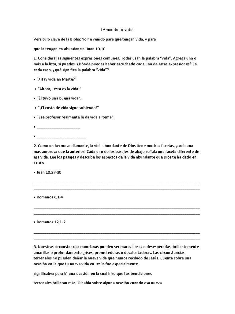 Amando La Vida | PDF | Jesús | Religión y creencia