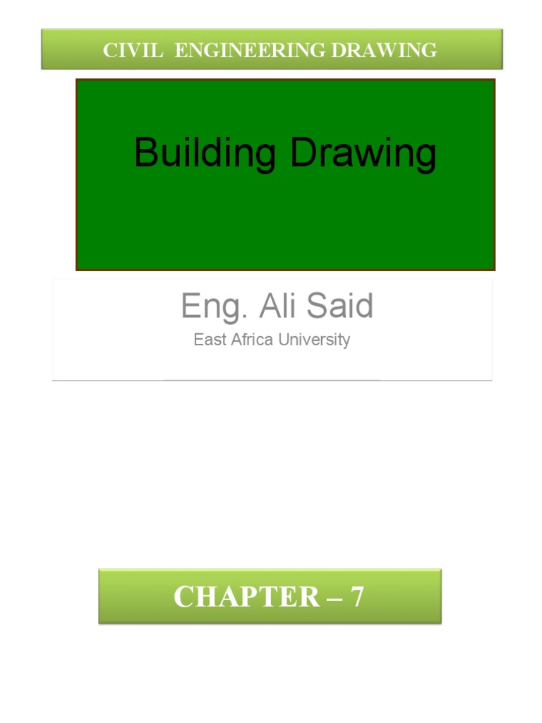 Building Drawing: Eng. Ali Said | PDF