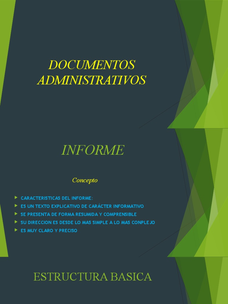 Documentos Administrativos Informe | PDF | Documento | Información