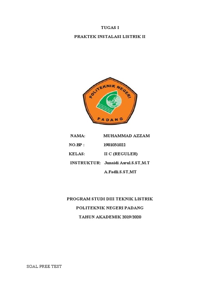 Muhammad Azzam - 1901031022 - TUGAS I | PDF | Komputer