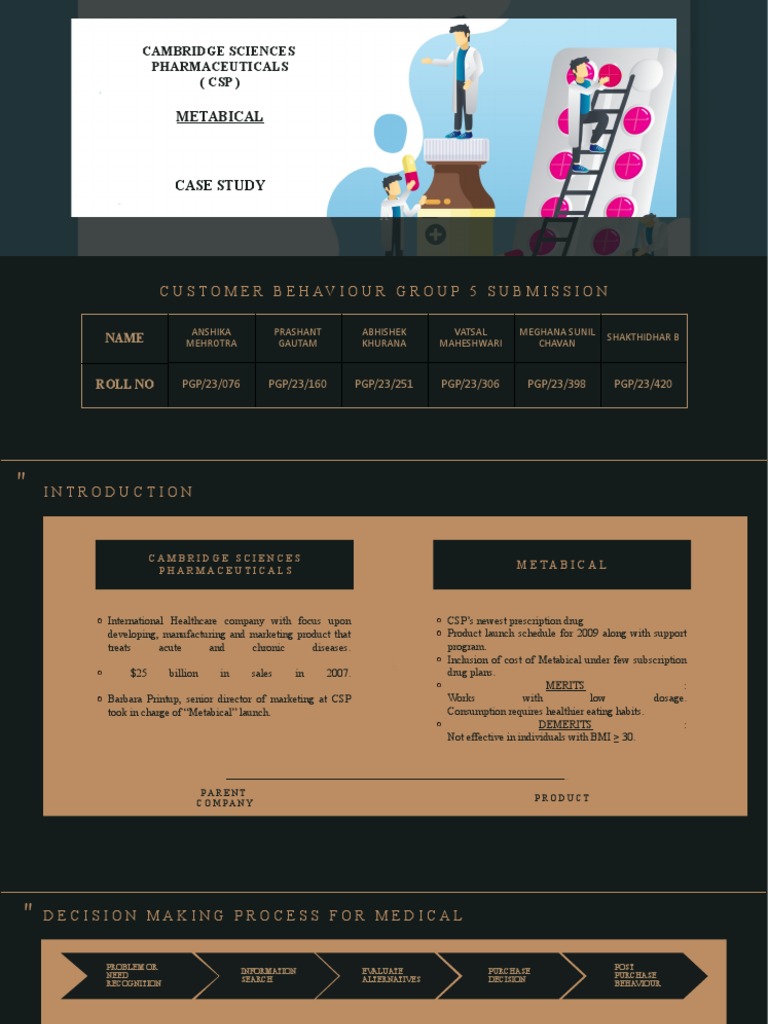 Metabical: Cambridge Sciences Pharmaceuticals (CSP) | PDF | Weight Loss ...