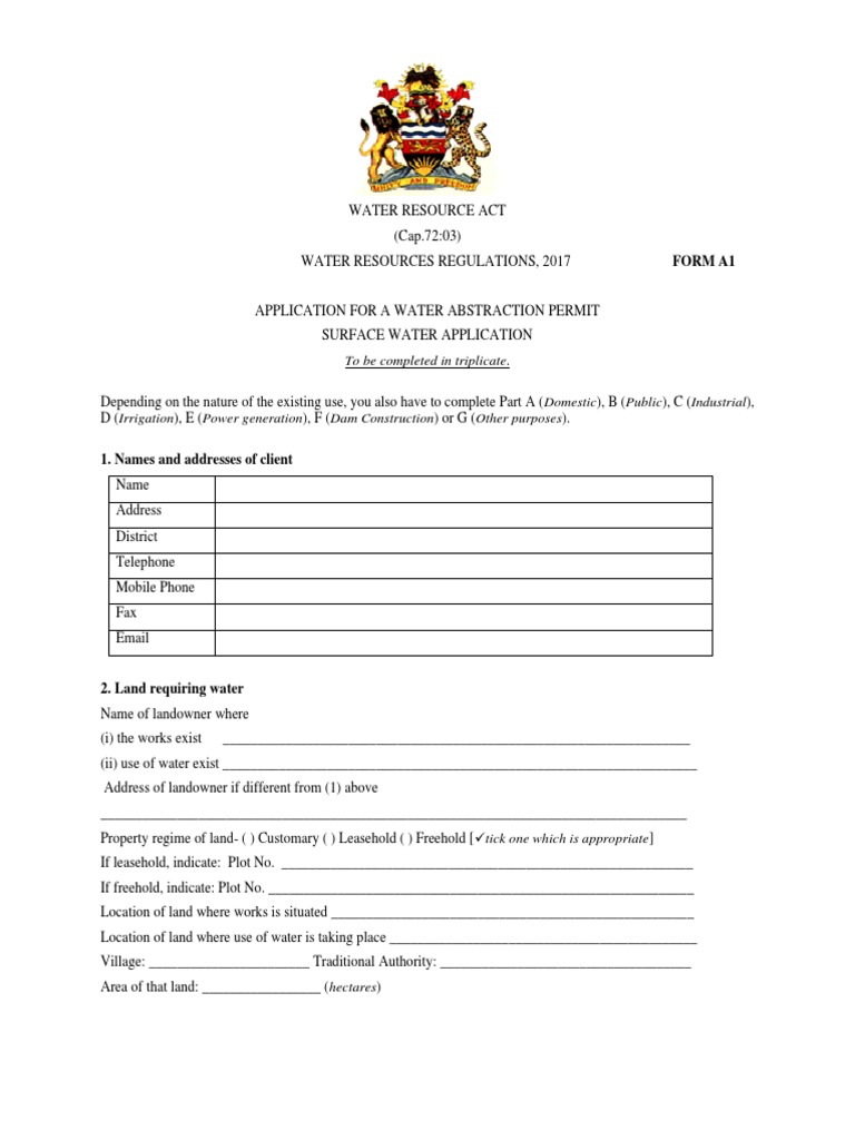 Form A1 PDF | PDF | Horsepower | Dam