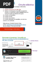 Tutorial de Cocodrile | PDF | Resistencia Eléctrica y Conductancia | Corriente eléctrica