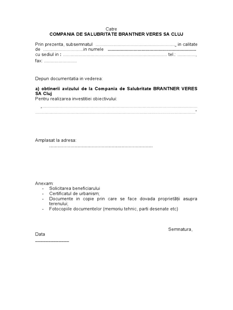 Cerere Salubritate | PDF