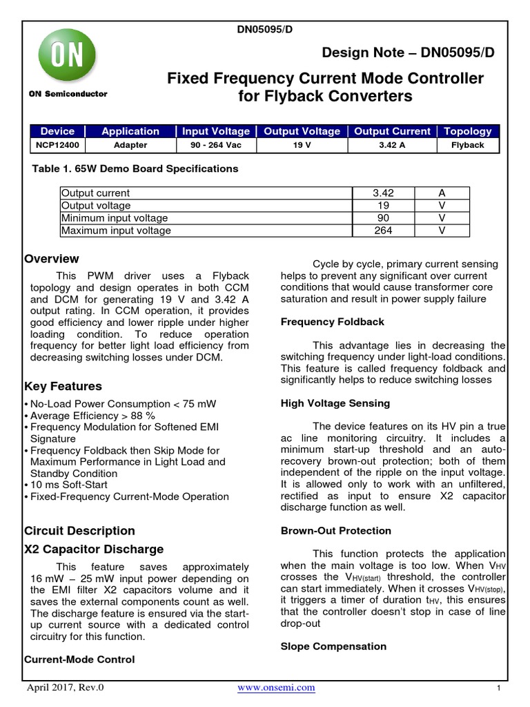 NCP12400 Eval Board | PDF | Electrical Components | Electricity