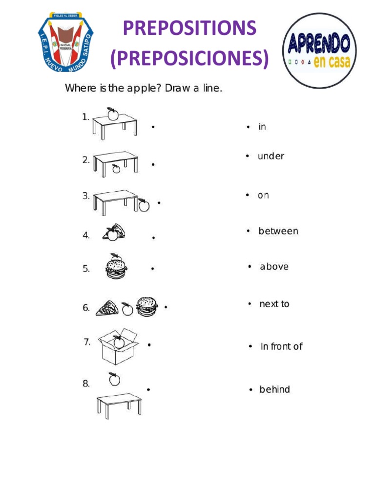Preposiciones en Ingles | PDF