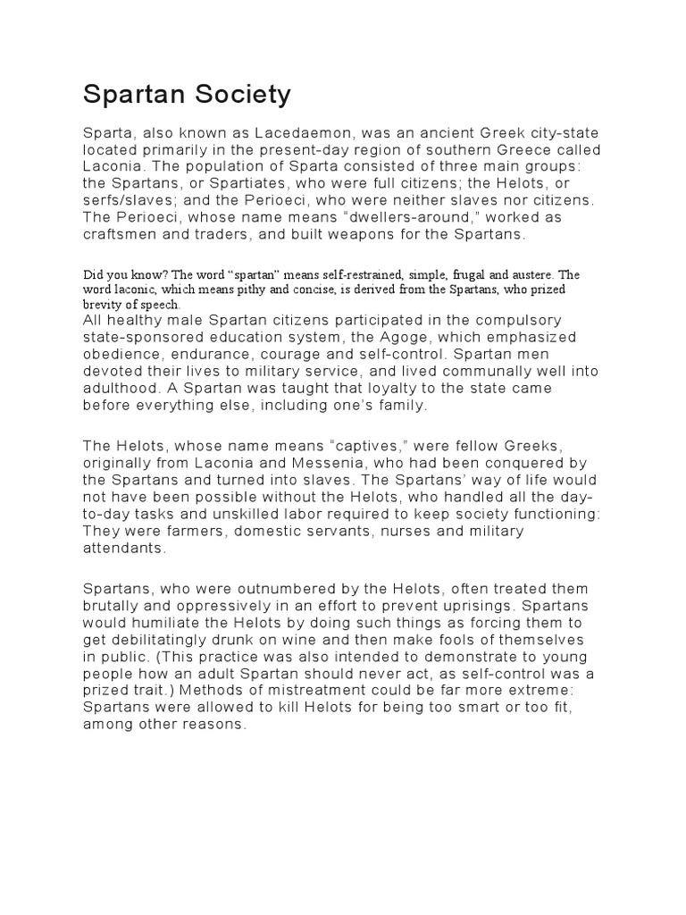 Sparta | PDF