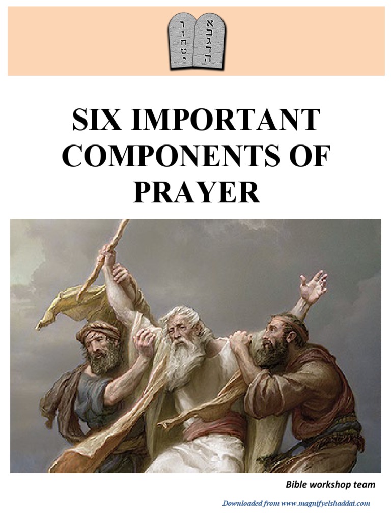 SIX Important Components of Prayer | PDF | Lord's Prayer | Sacrifice